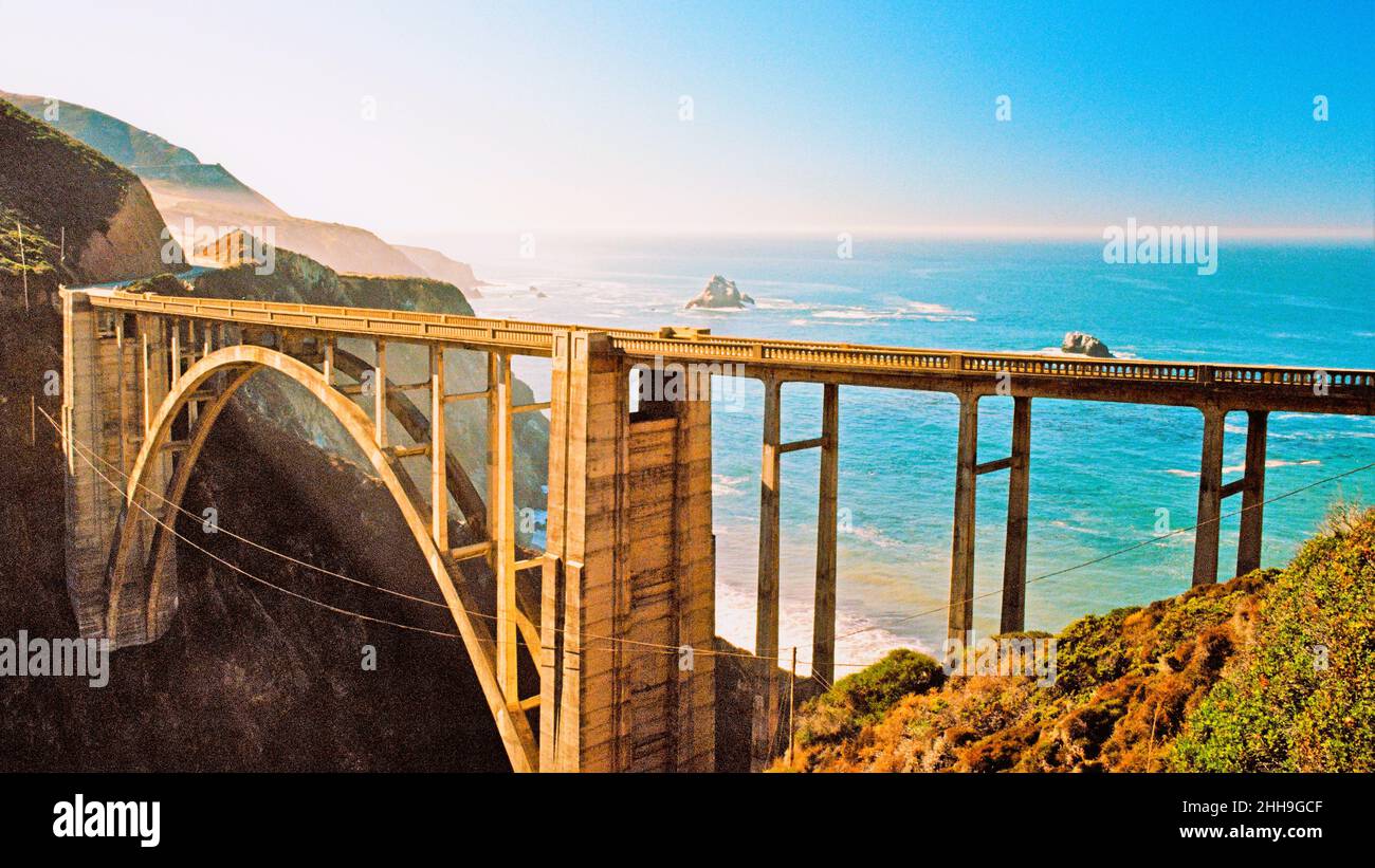 Bixby Bridge in Big Sur, California Stock Photo - Alamy