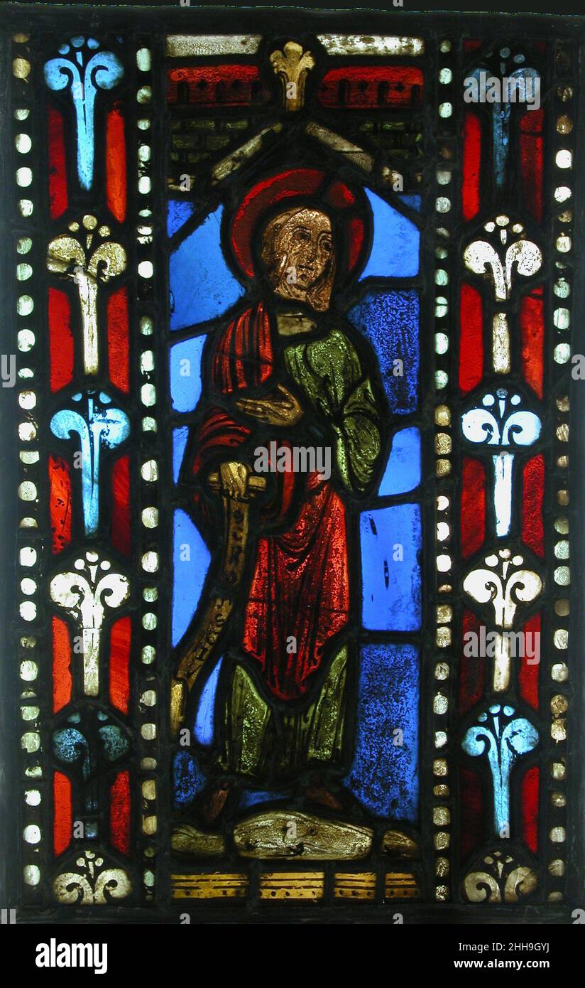 Panel of a Prophet from a Jesse Tree Window ca. 1245 French. Panel of a ...