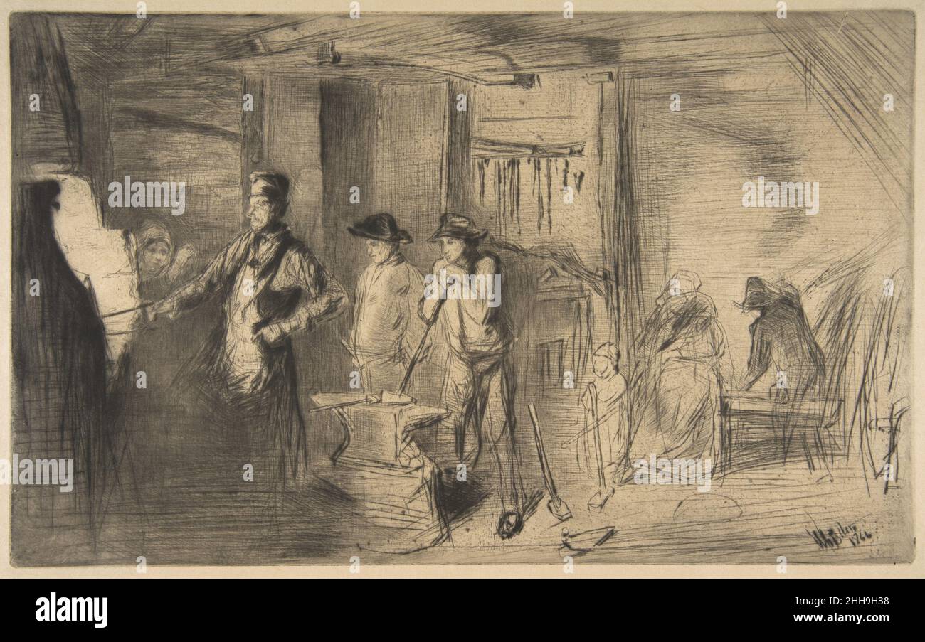 The Forge 1861 James McNeill Whistler American. The Forge 372523 Stock ...