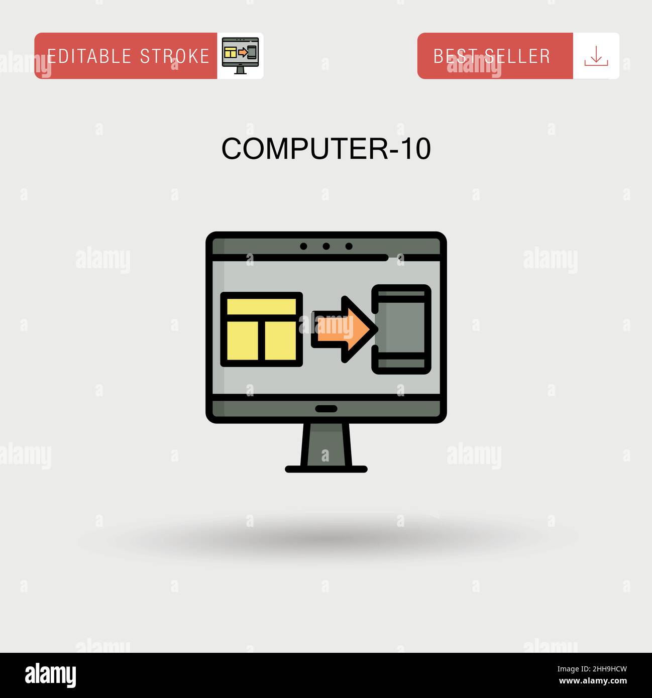 Computer equipment student Stock Vector Images - Alamy