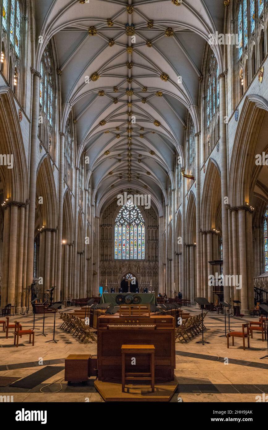 YORK MINSTER (1220-1472) YORK ENGLAND UNITED KINGDOM Stock Photo - Alamy