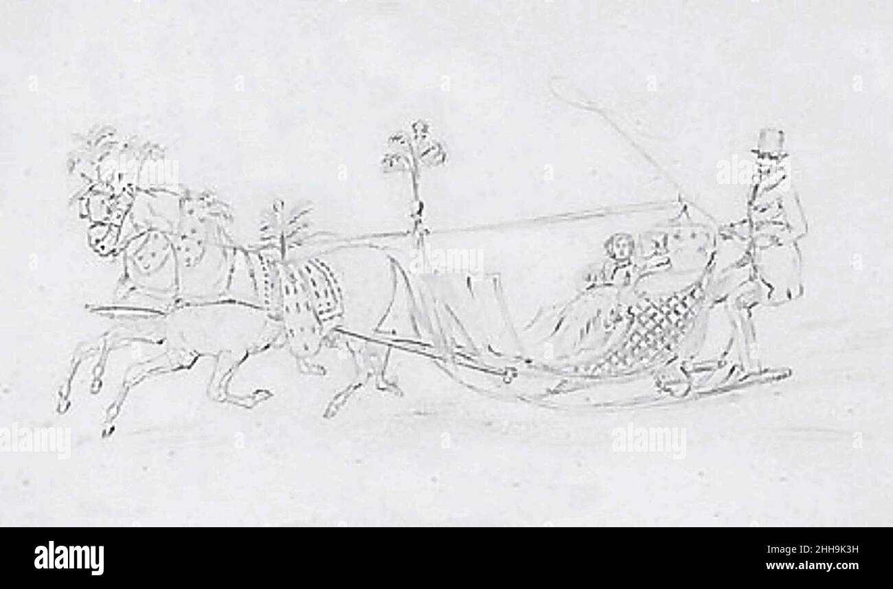 Sleigh built for Queen Victoria, 1850-1870 Stock Photo - Alamy