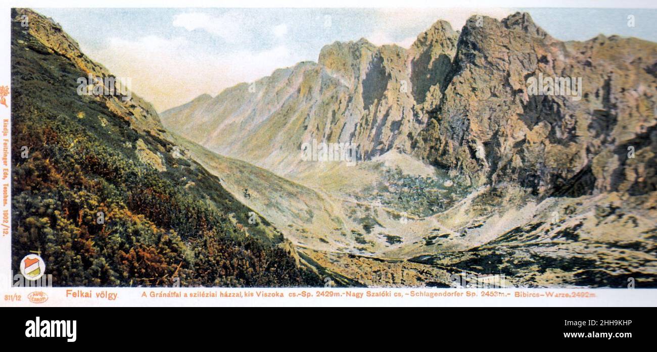 Sliezsky dom Velická dolina (7 Stock Photo - Alamy