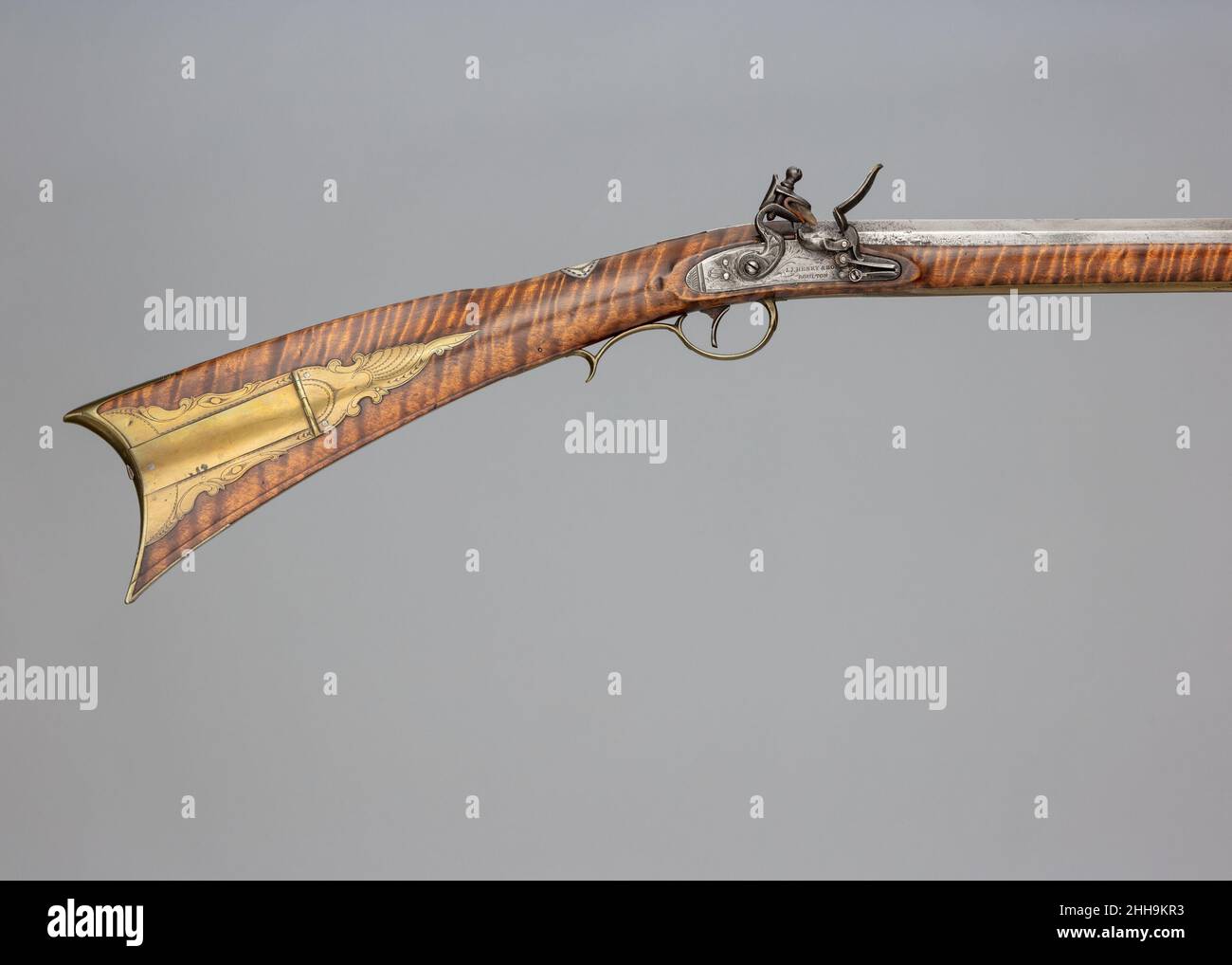 American Longrifle ca. 1820–30 Nicholas Hawk Although unsigned, this ...