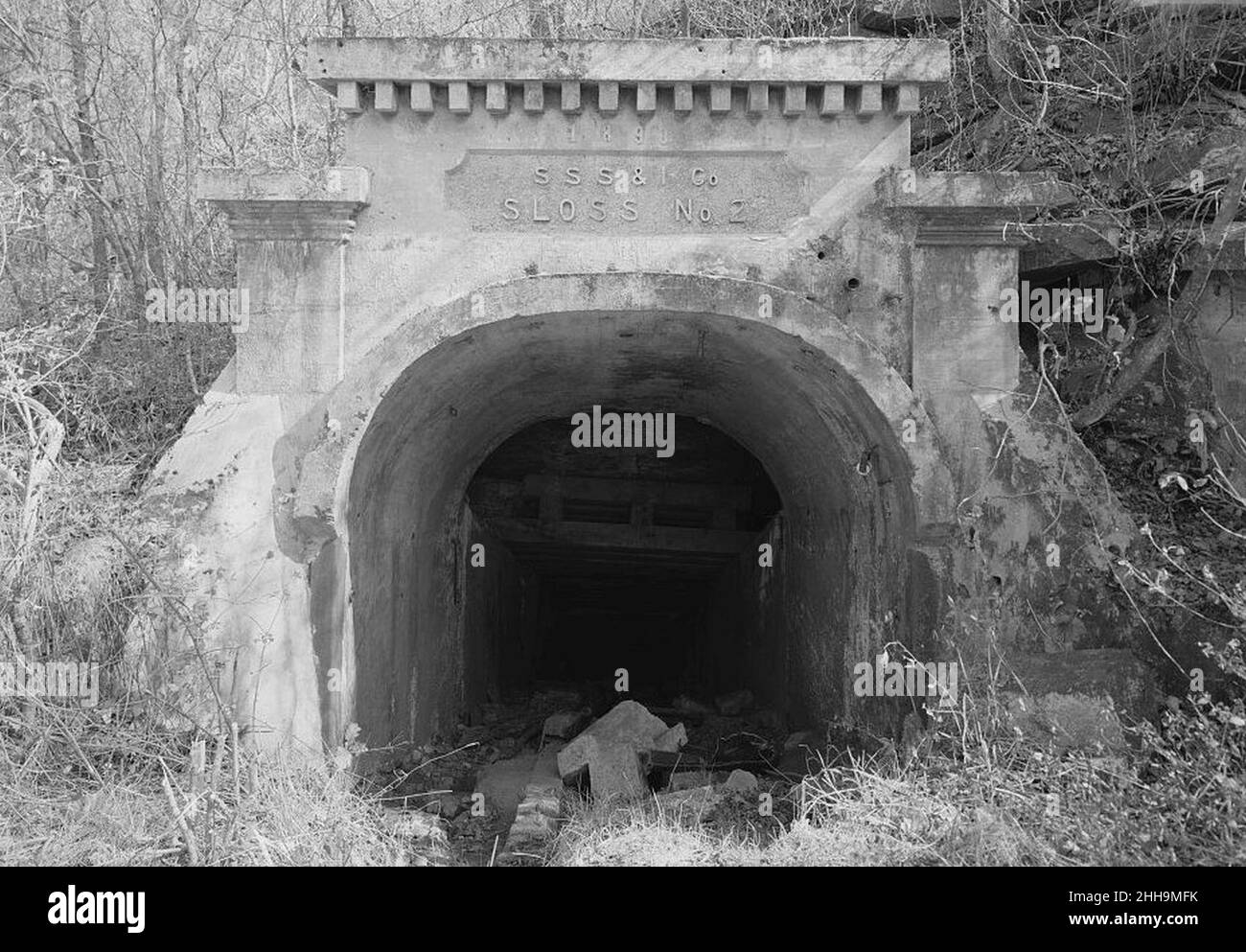 Sloss No. 2 mine portal Stock Photo - Alamy