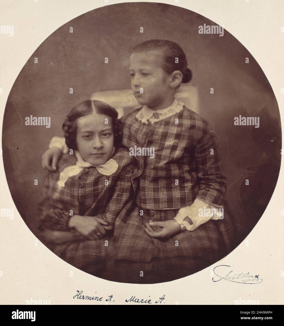 Hermine and Marie Antoine 1850s–60s Franz Antoine Austrian. Hermine and ...