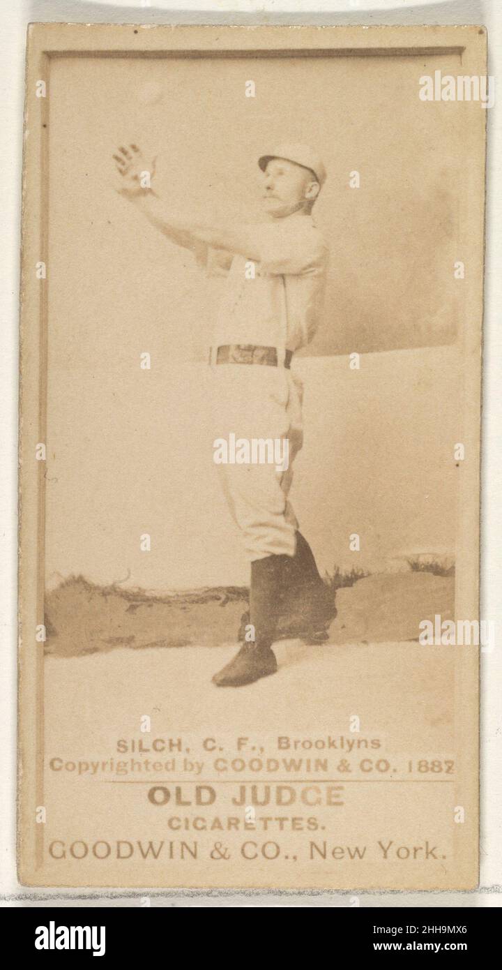 Silch, Center Field, Brooklyn Bridegrooms, from the Old Judge series ...
