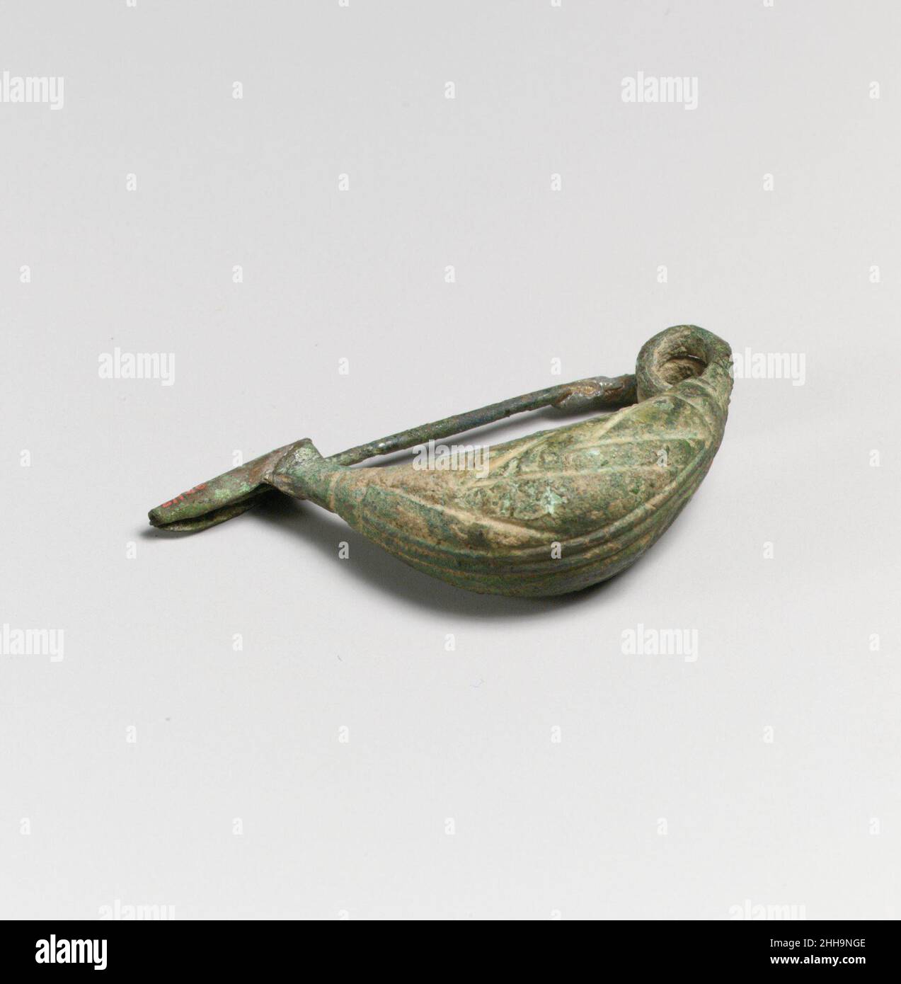 Fibula, boat-shaped type 8th century B.C. Italic The bow is hollow and ...
