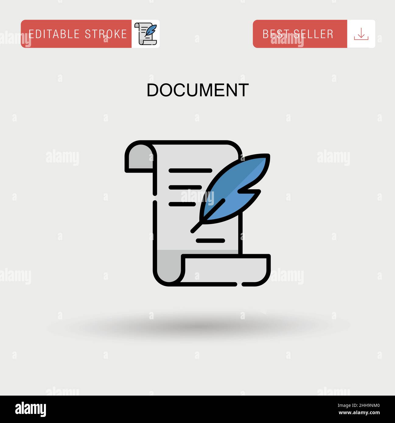 Document Simple vector icon Stock Vector Image & Art - Alamy