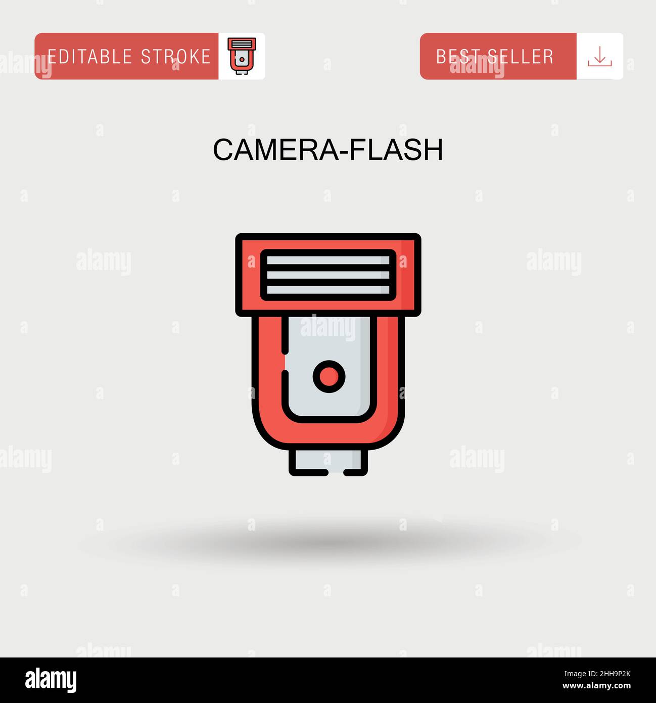 Camera-flash Simple vector icon Stock Vector Image & Art - Alamy