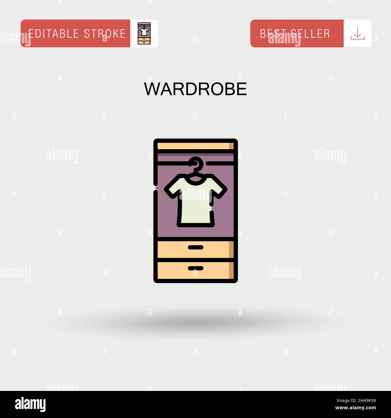 Clothes on shelves hanger Stock Vector Images - Alamy