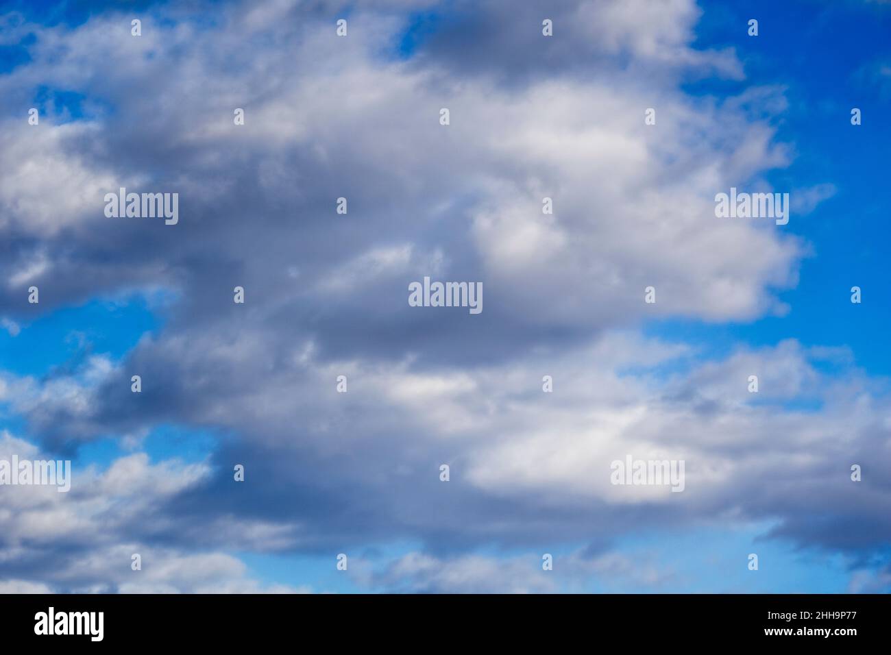 Blue sky and clouds Calgary Alberta Stock Photo - Alamy