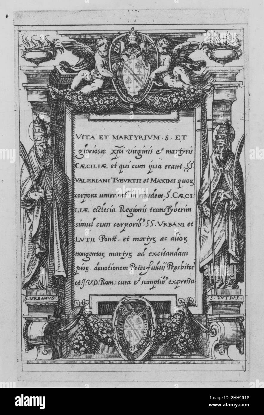 Saint cecilia vita et matyrium hi-res stock photography and images - Alamy