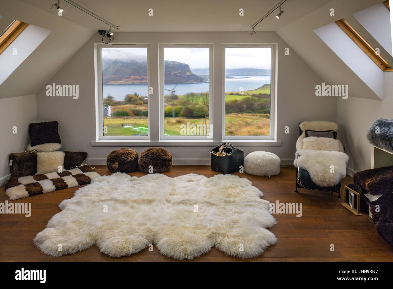 SKYESKINS STEIN ISLE OF SKYE SCOTLAND UNITED KINGDOM Stock Photo - Alamy