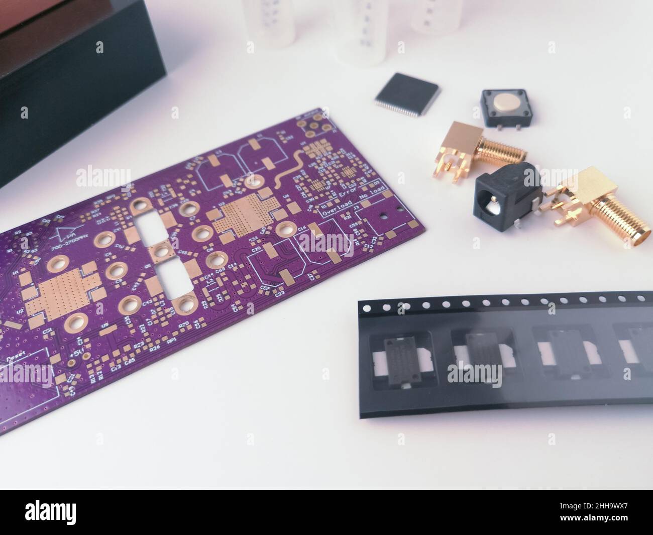 High power empty Radio Frequency printed circuit board PCB with many ...