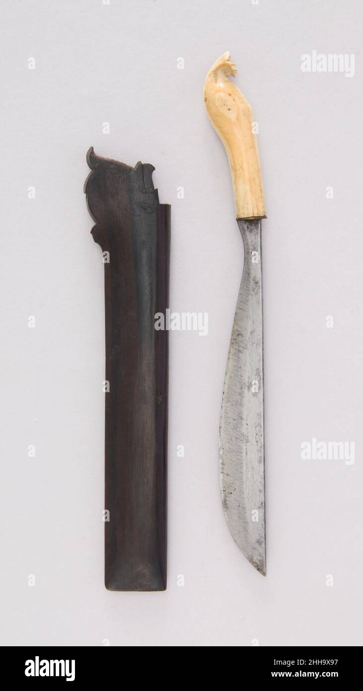 Knife (Golok) with Sheath 18th–19th century Malayan. Knife (Golok) with ...