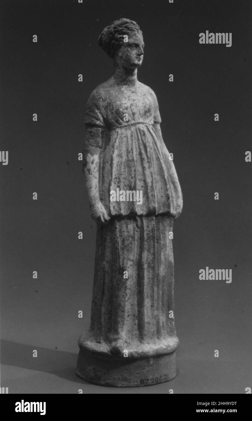 Terracotta statuette of a girl 3rd century B.C. Greek, Corinthian ...