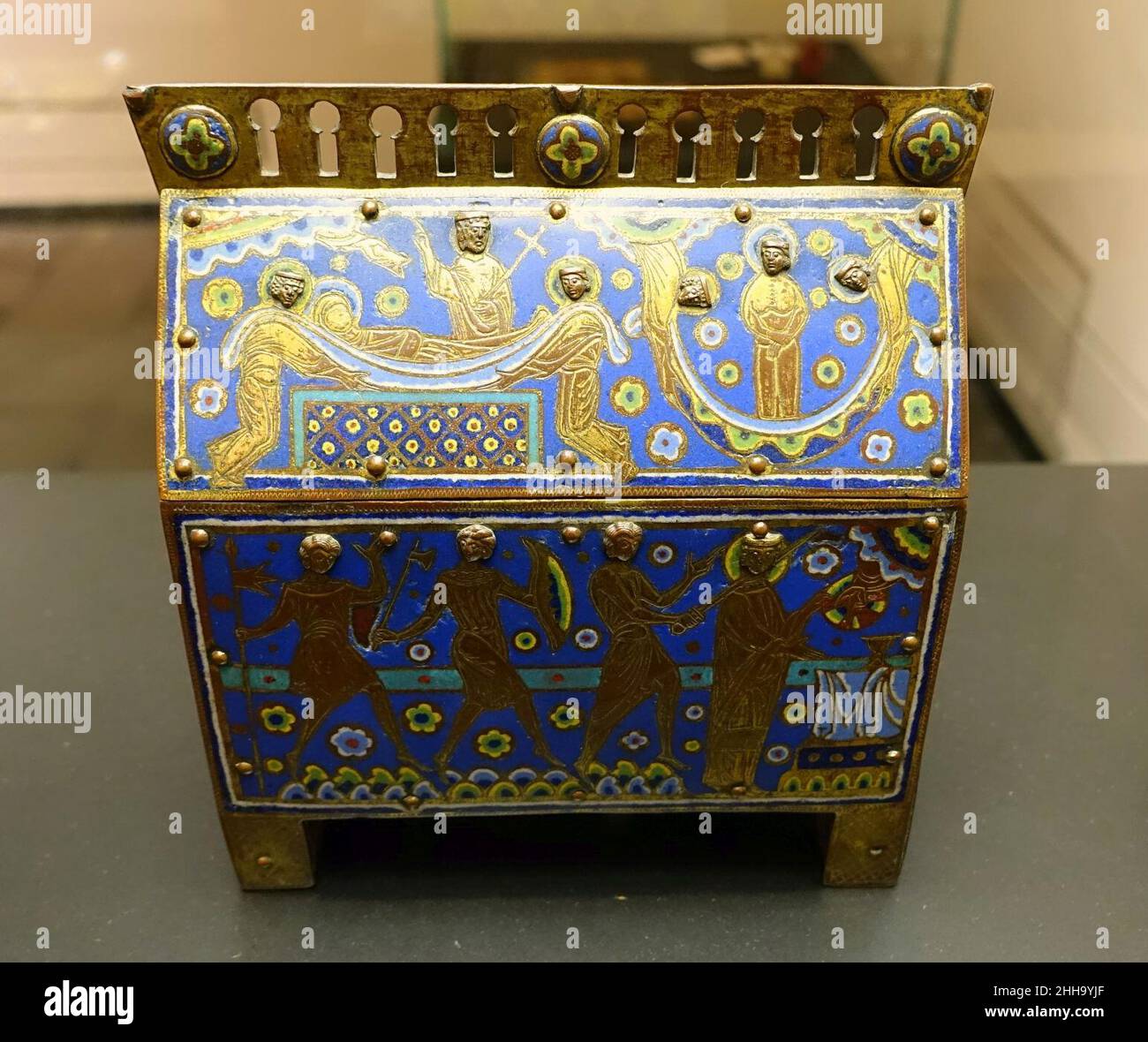 Small chasse with the Martyrdom of St. Thomas Becket, Limoges, late ...