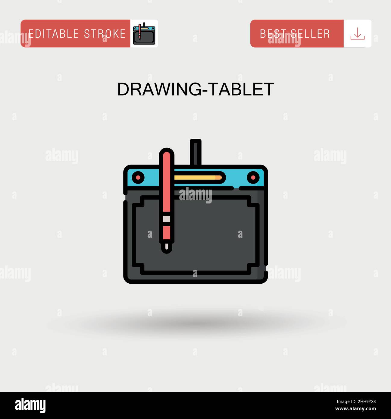 Artist designer woman drawing Stock Vector Images - Alamy