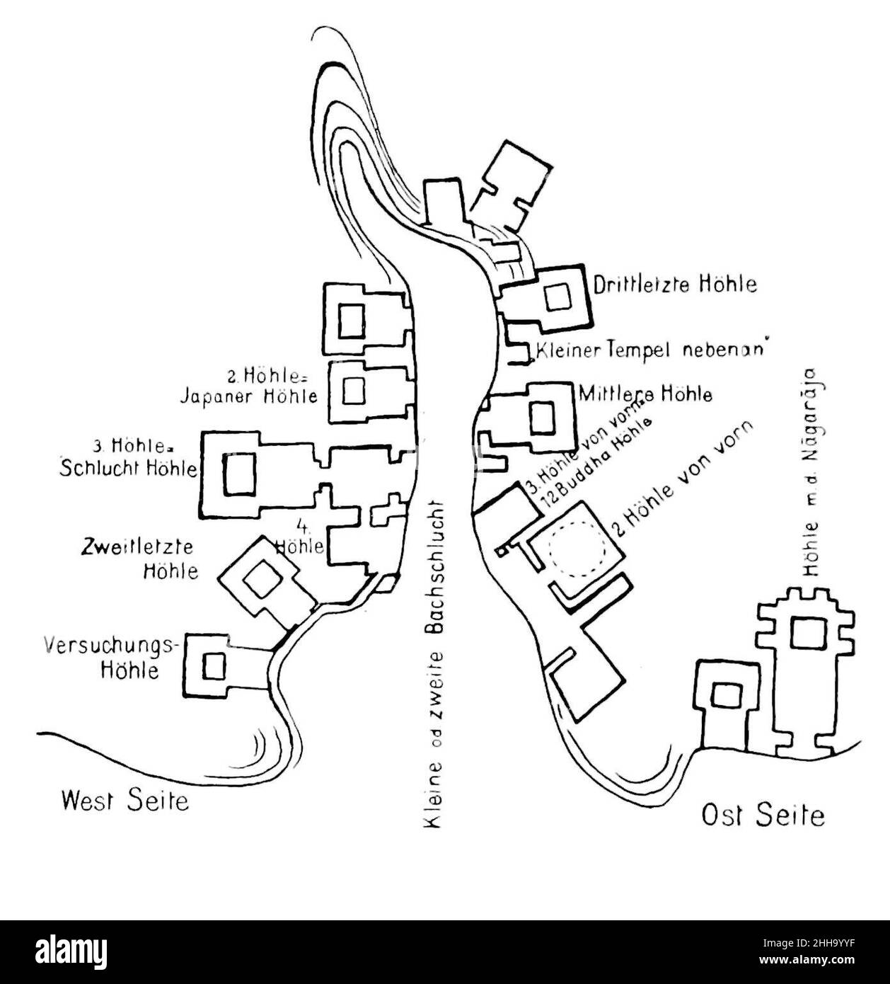 Small Ravine Caves, Kizil, by Bartus Stock Photo - Alamy