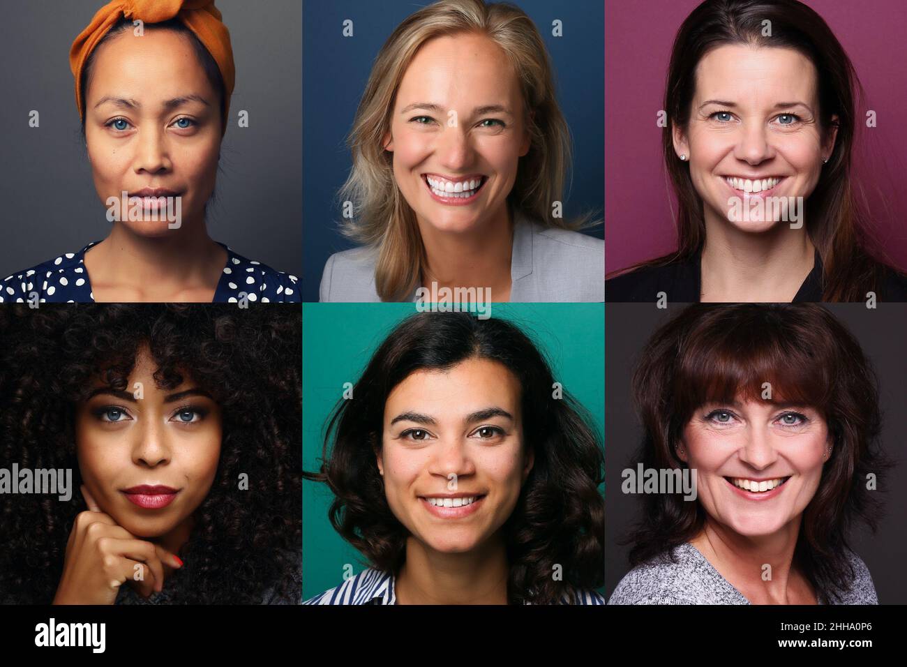 Group of beautiful commercial powerfull women Stock Photo - Alamy