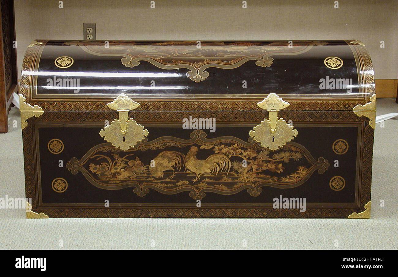 Coffer in Nanban (Southern Barbarian) Style 18th century Japan Made-for ...