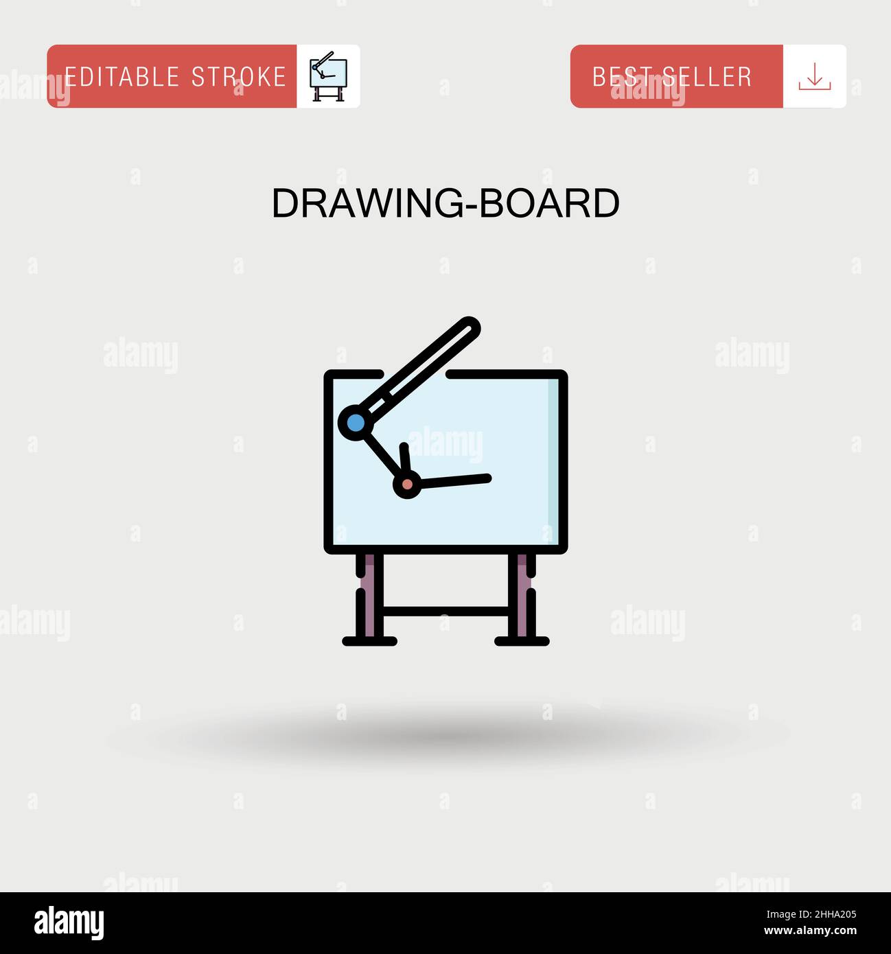 Boy easel Stock Vector Images - Alamy