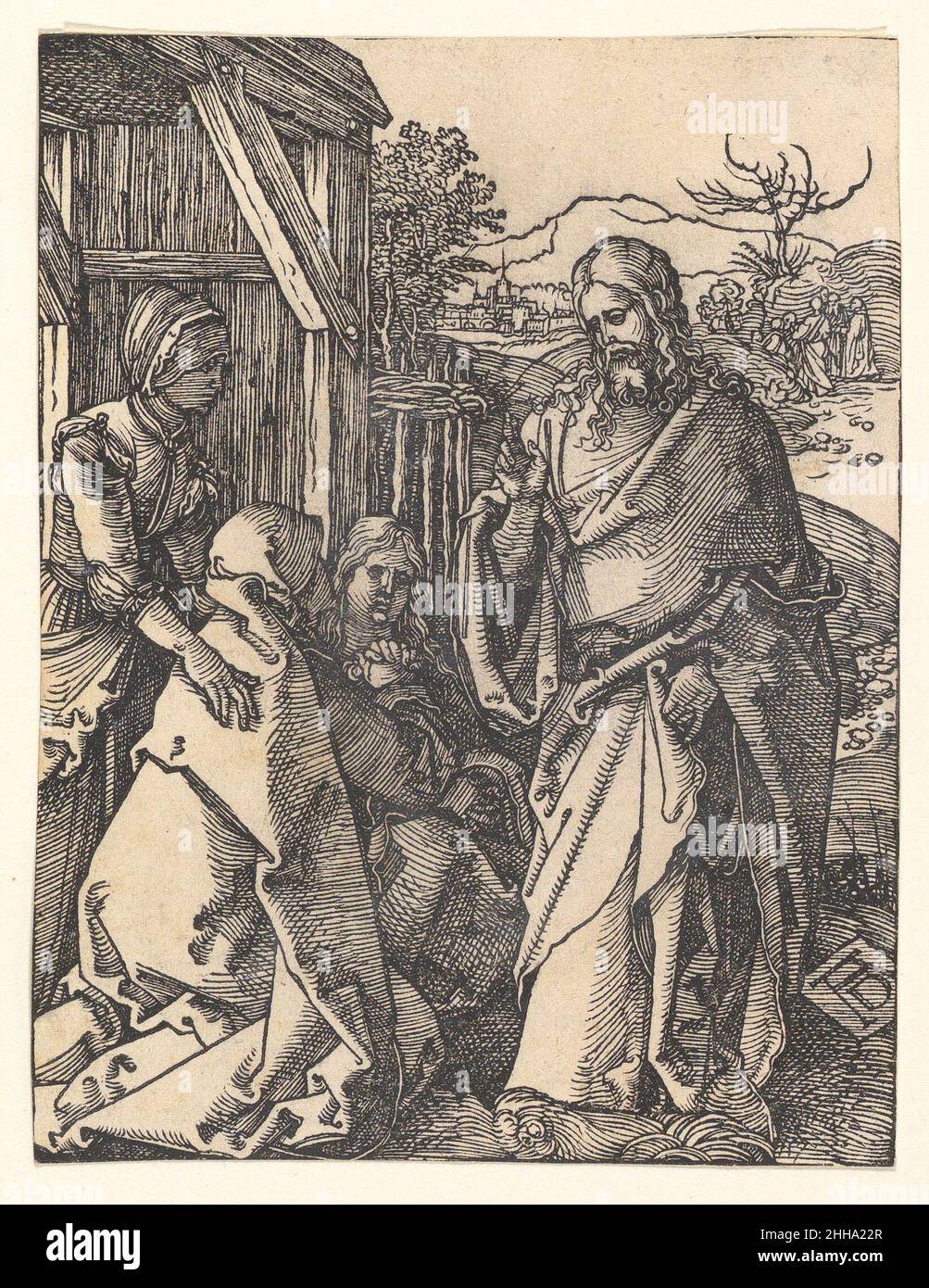 Christ Taking Leave from his Mother, from The Small Passion ca. 1508 ...
