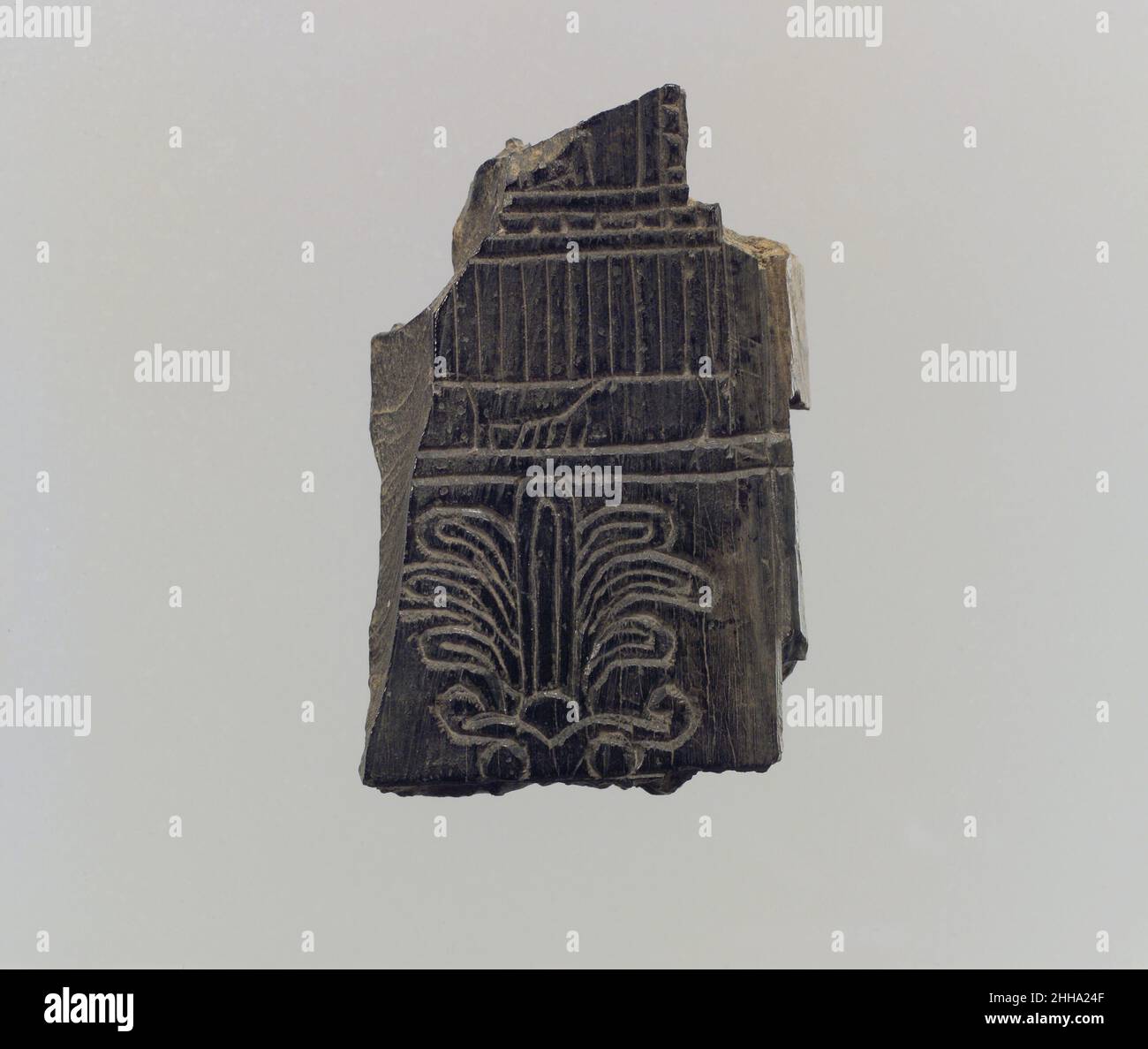 Plaque fragment ca. 9th–8th century B.C. Assyrian This small ivory ...