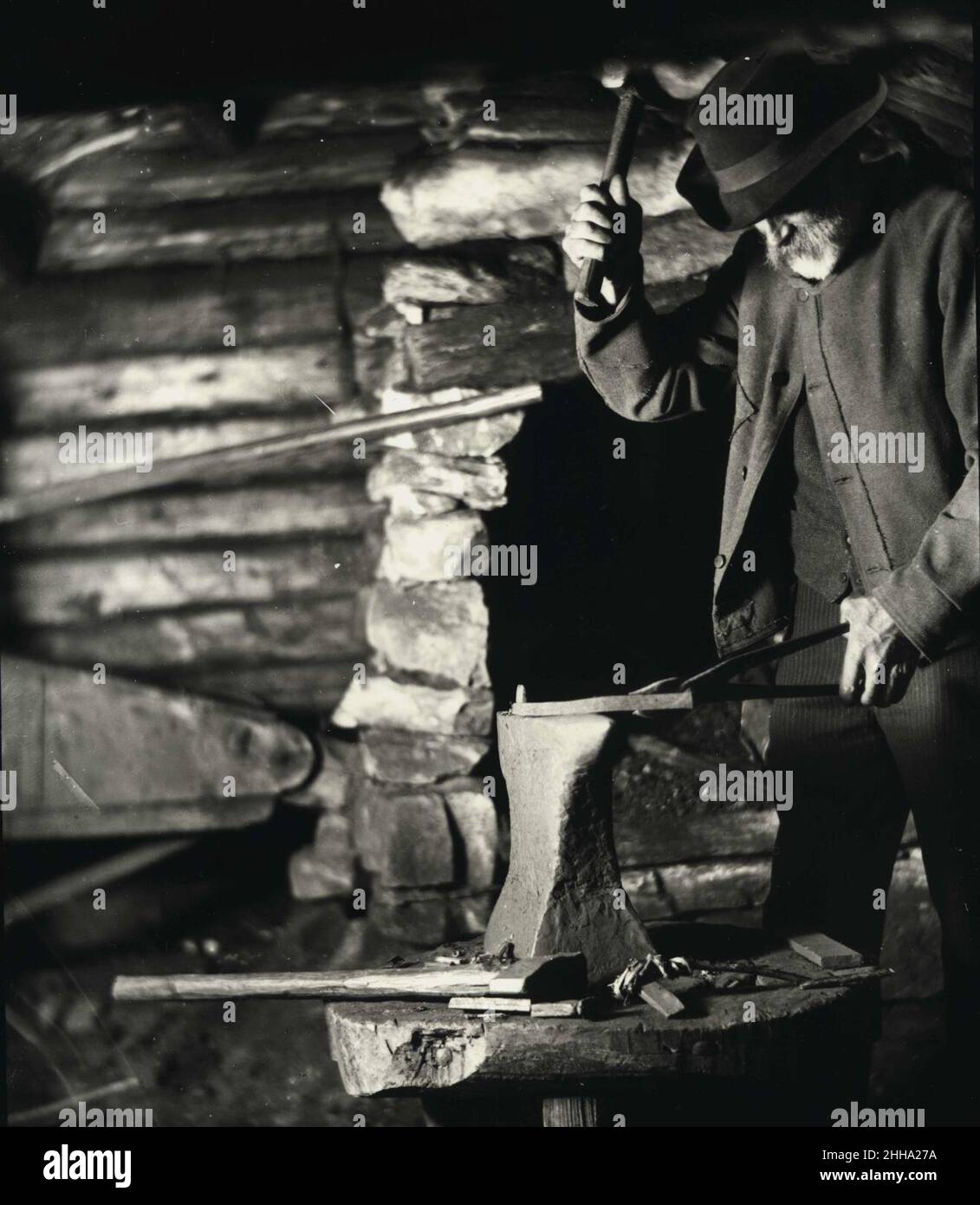 Smed i Bjurbäcken, Värmland Stock Photo - Alamy