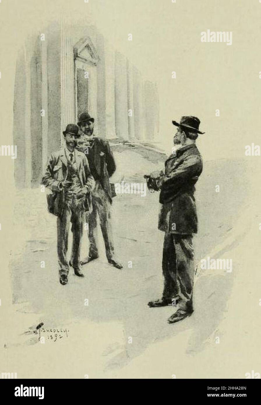Smedley NoSmoking Scribner's Oct1893 p.403 Stock Photo - Alamy