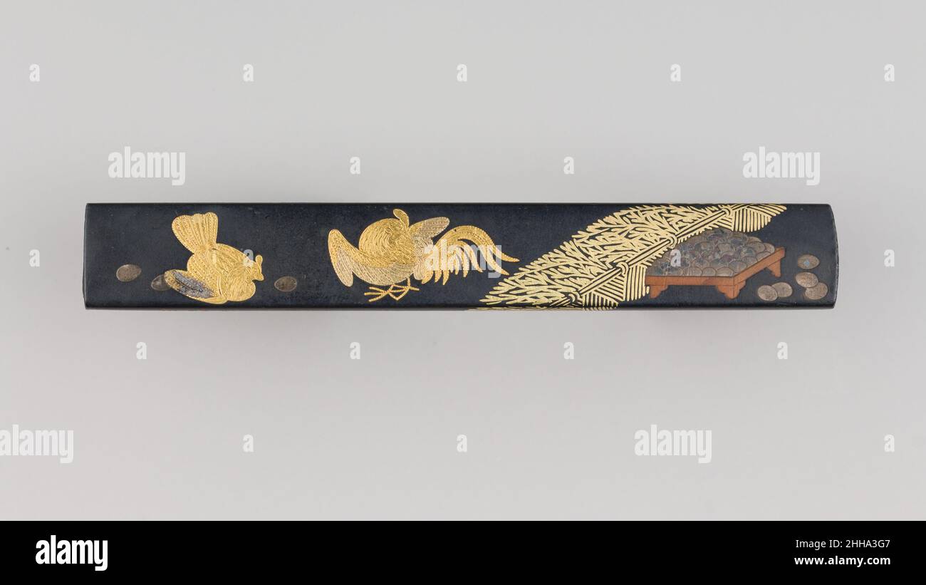 Knife Handle (Kozuka) 18th century Japanese A kozuka is a handle of a ...