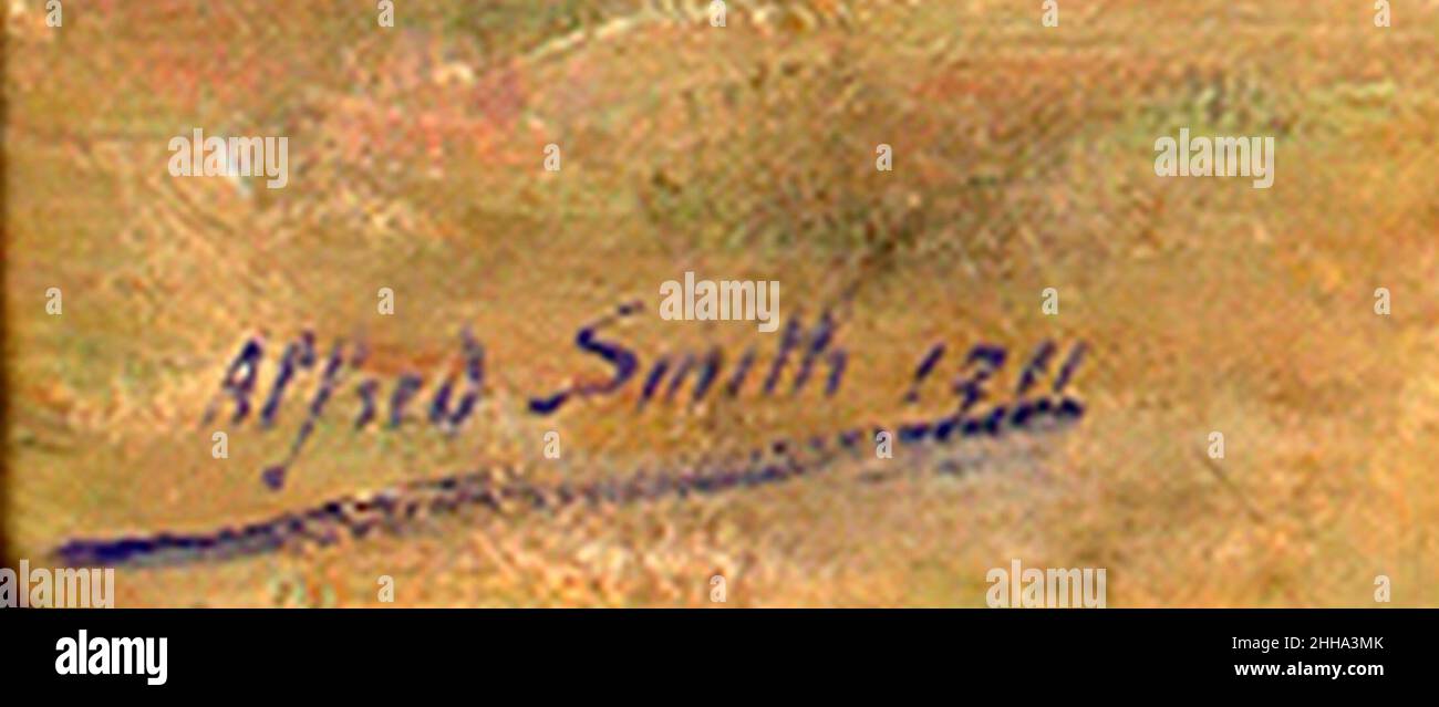 Smith Alfred - Signature Stock Photo - Alamy