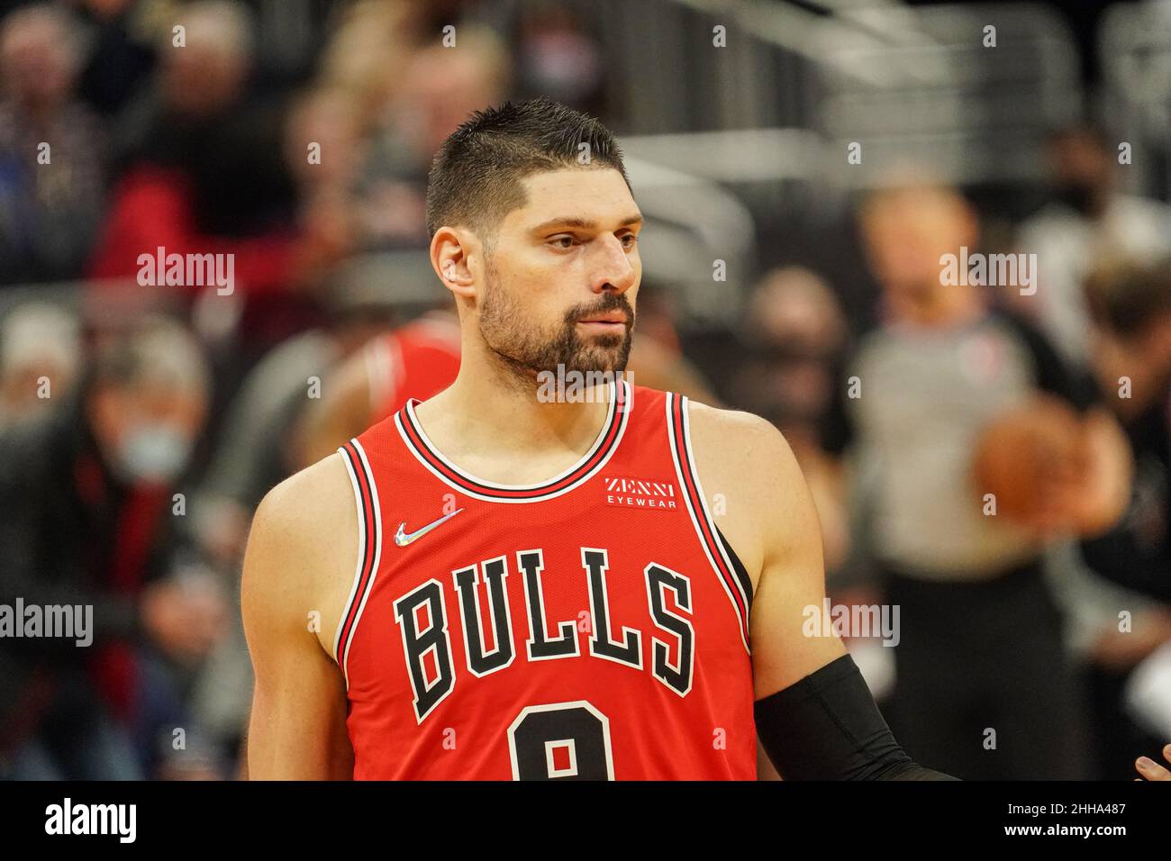 Orlando, Florida, USA, January 23, 2022, Chicago Bulls Center Nikola ...
