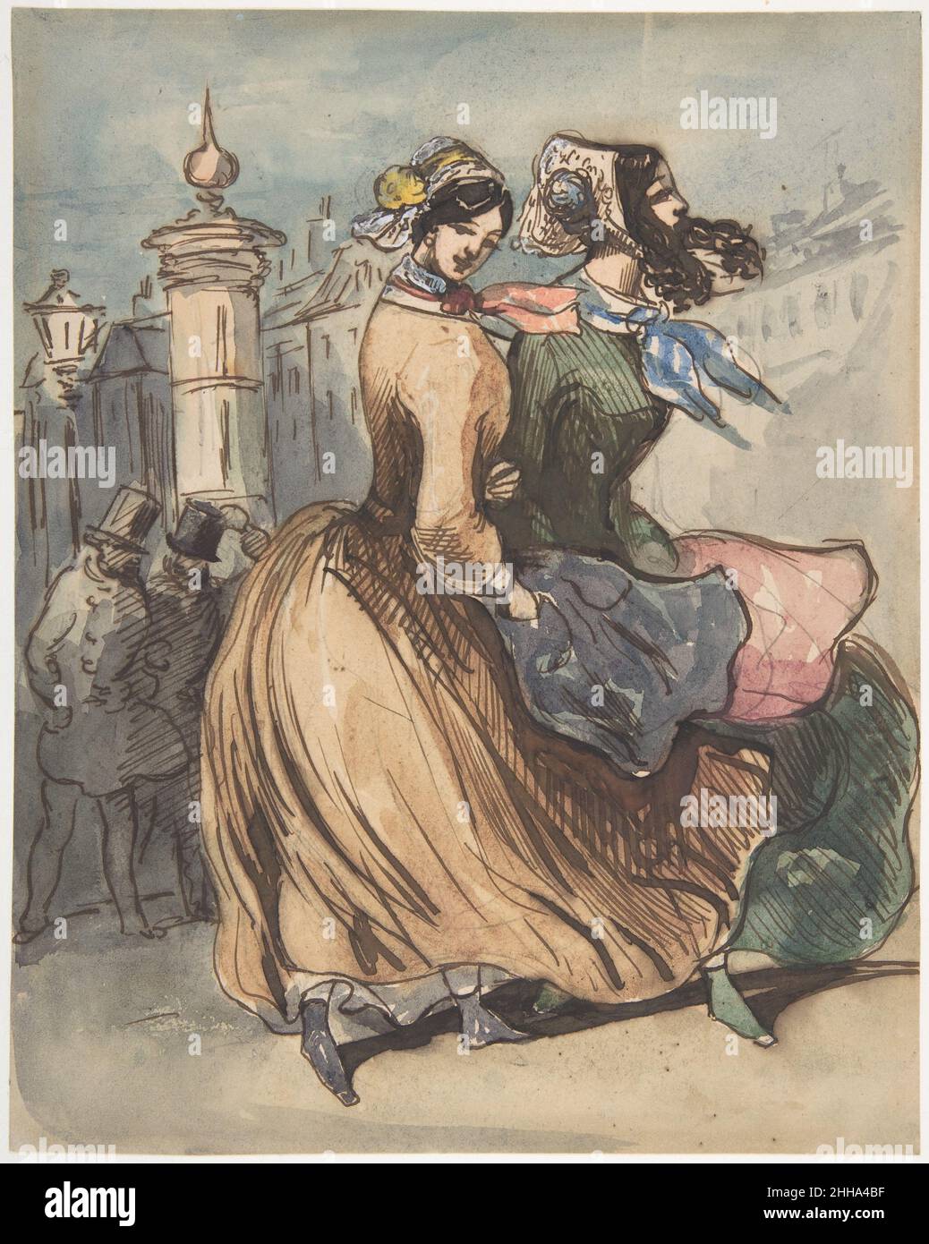 Two Grisettes 19th century Constantin Guys French. Two Grisettes 337264 ...