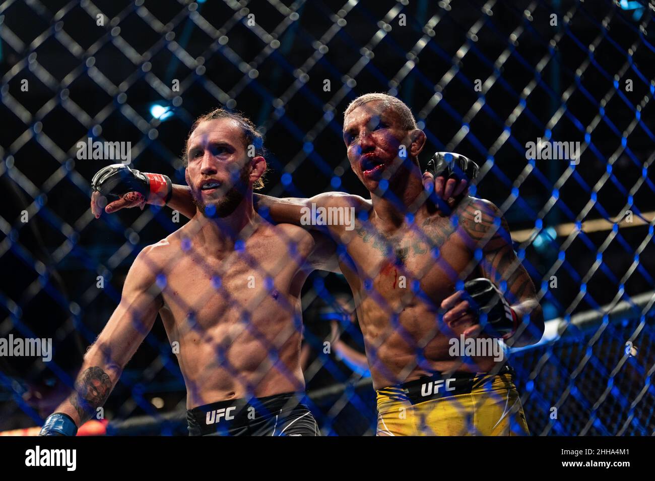 Anaheim, California, USA. 23rd Jan, 2022. UFC 270: Ngannou vs Gane ...