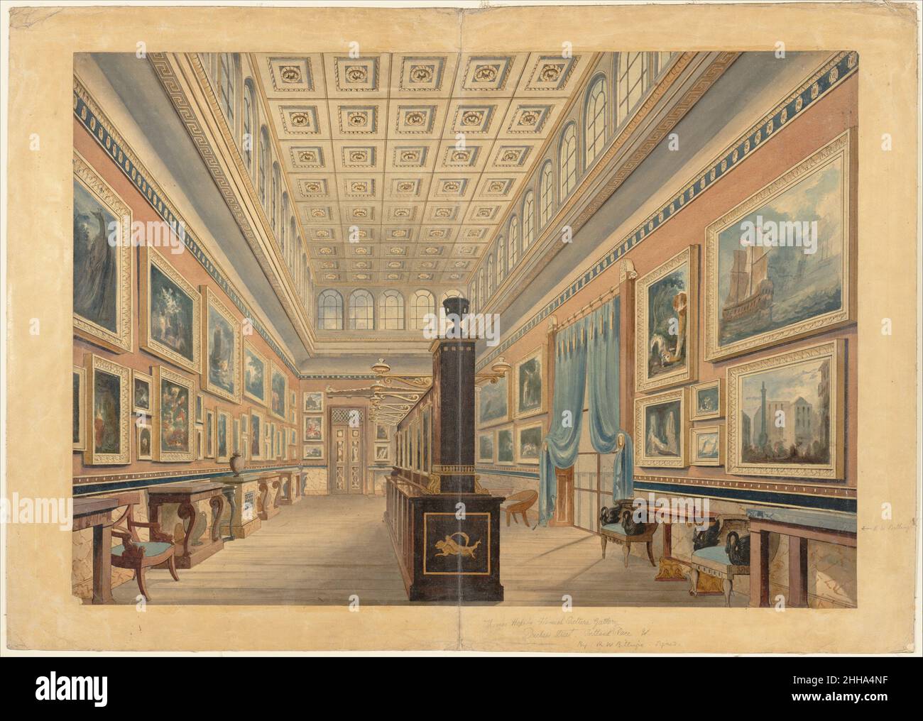 The Flemish Picture Gallery, the Mansion of Thomas Hope, Duchess Street ...