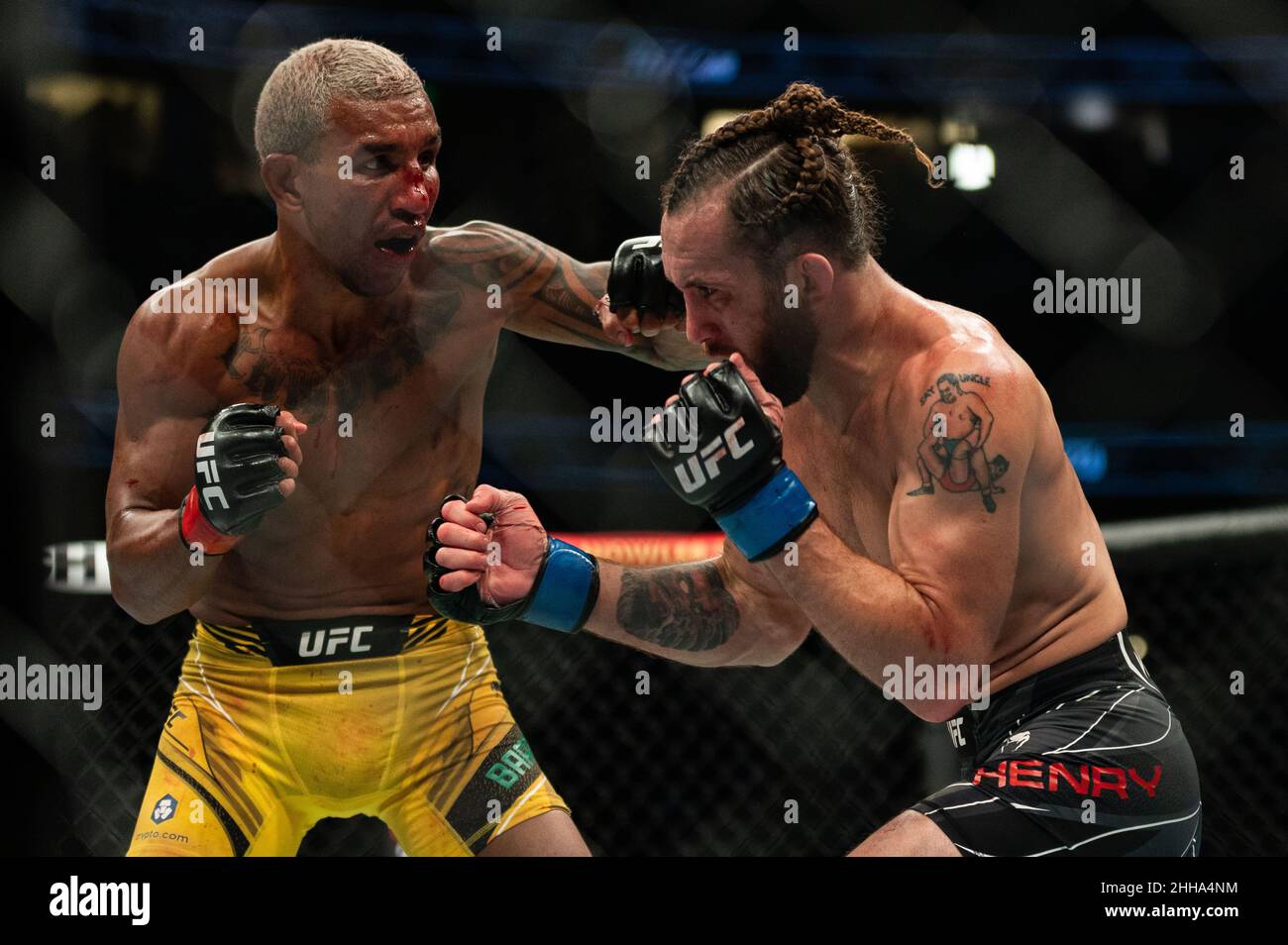 Anaheim, California, USA. 23rd Jan, 2022. UFC 270: Ngannou vs Gane ...