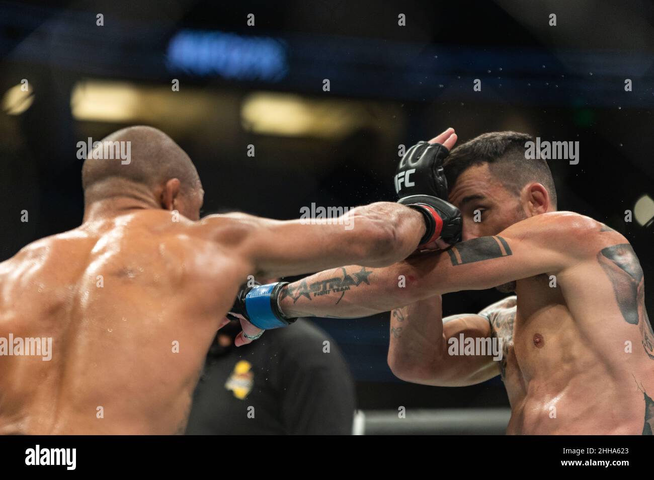 Anaheim, California, USA. 23rd Jan, 2022. UFC 270: Ngannou vs Gane ...