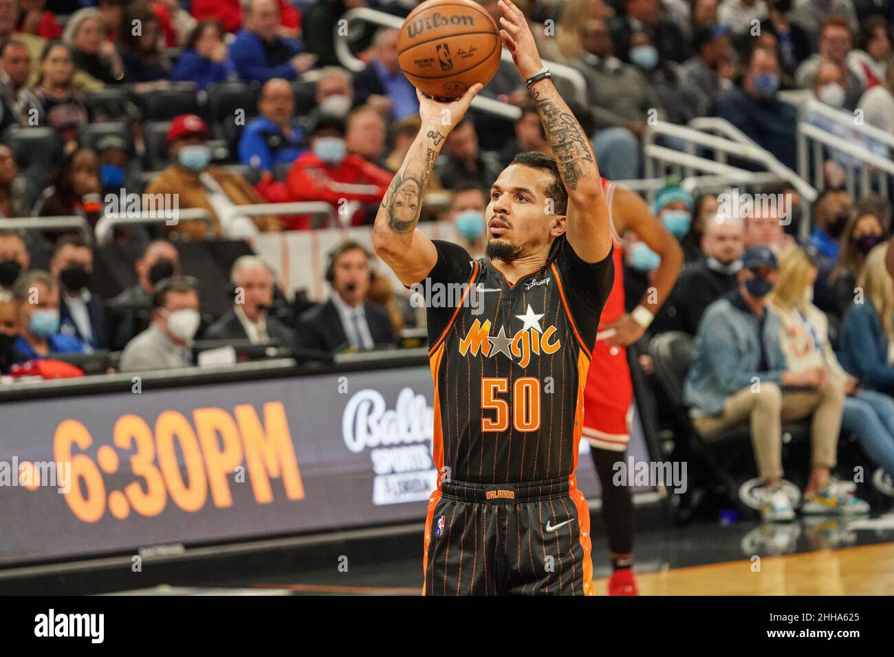 Orlando, Florida, USA, January 23, 2022, Orlando Magic Guard Cole ...