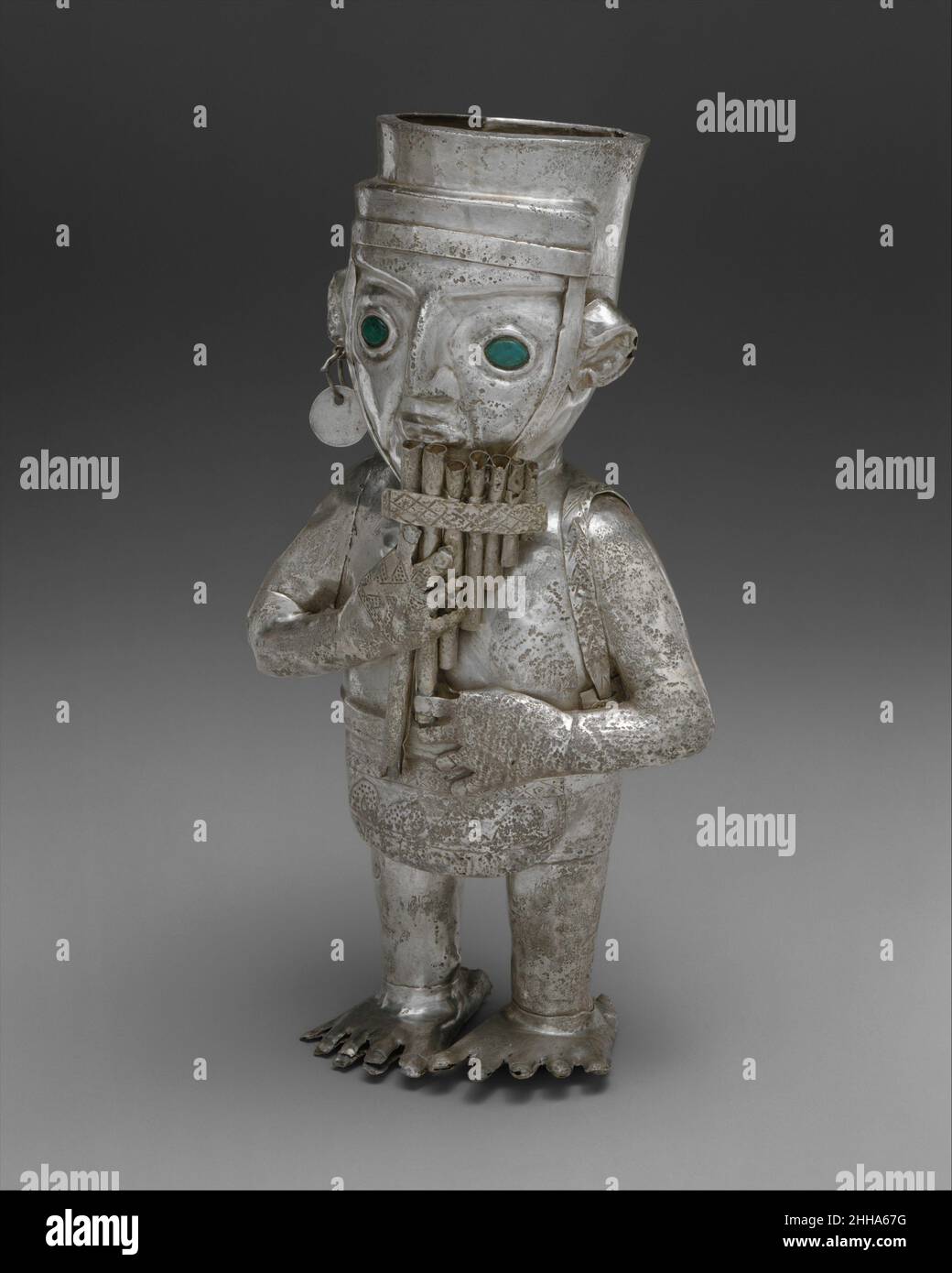 Panpiper Vessel 14th–15th century Chimú Made of many separate pre ...