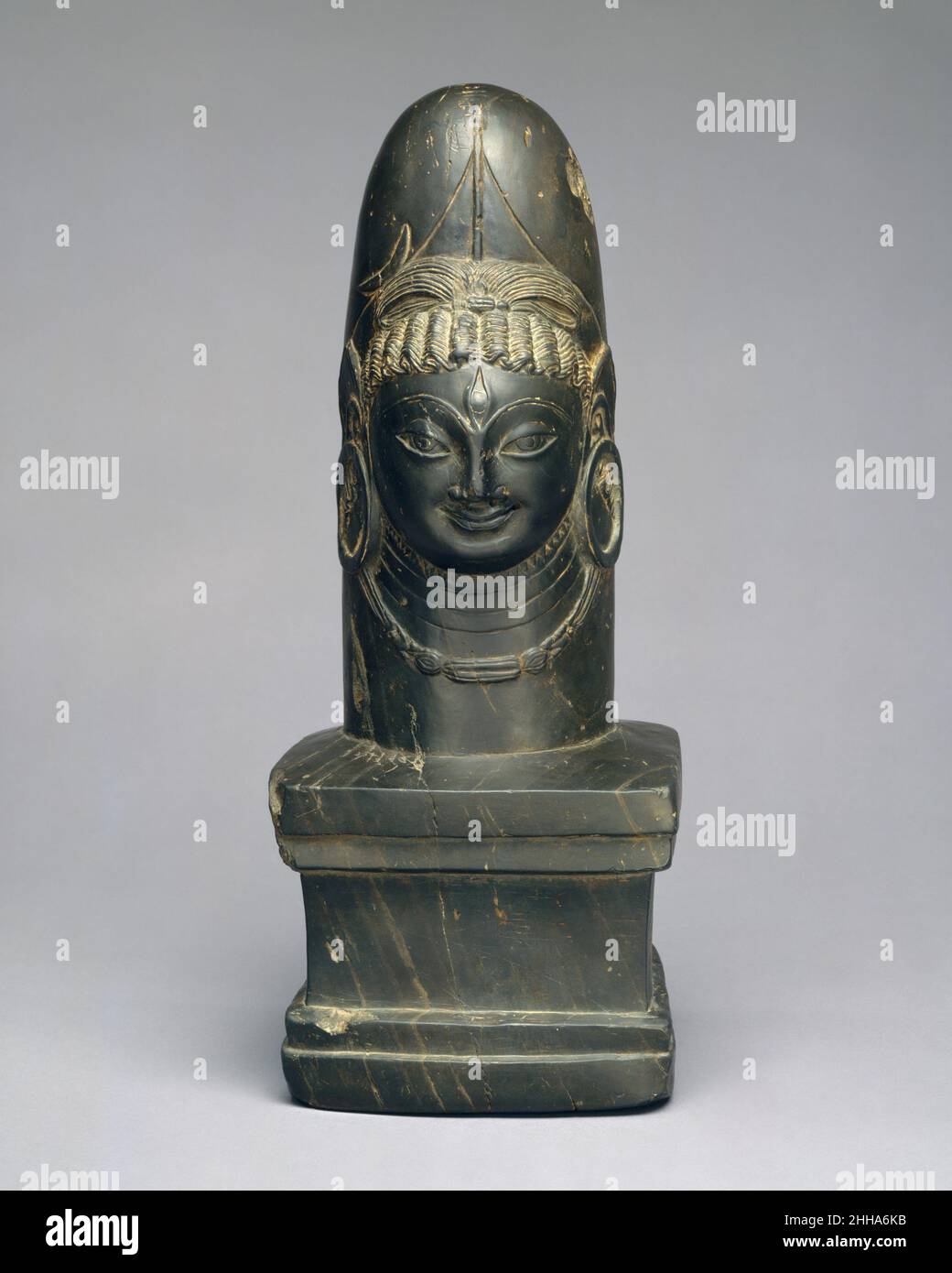 Linga with Face of Shiva (Ekamukhalinga) 7th century India (Jammu and ...