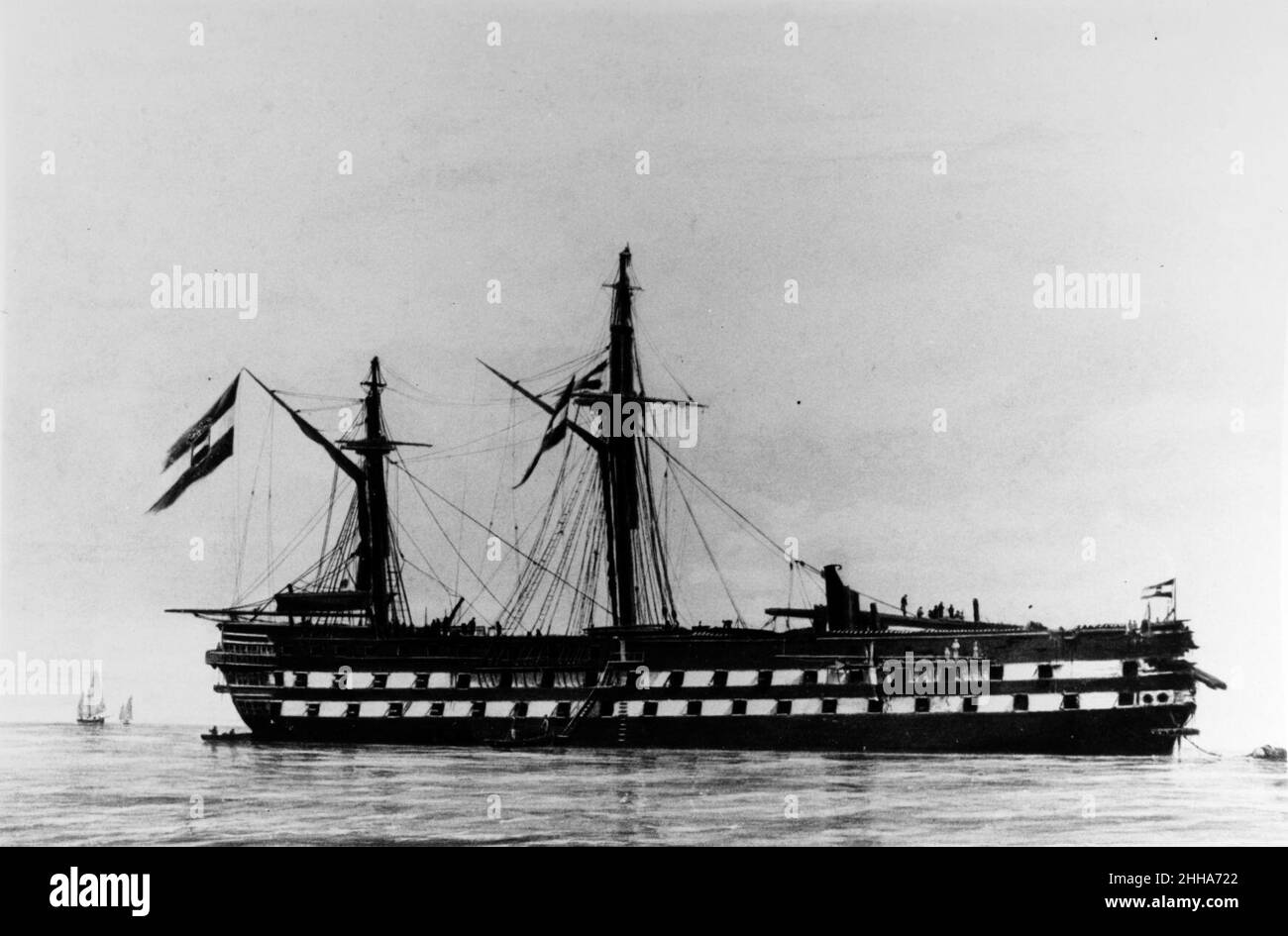SMS Kaiser (1860 Stock Photo - Alamy