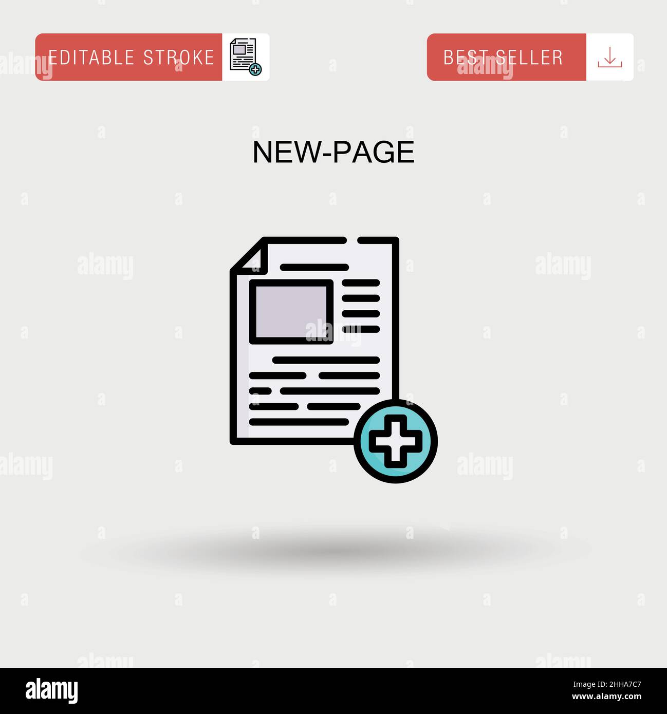 New page concept Stock Vector Images - Alamy