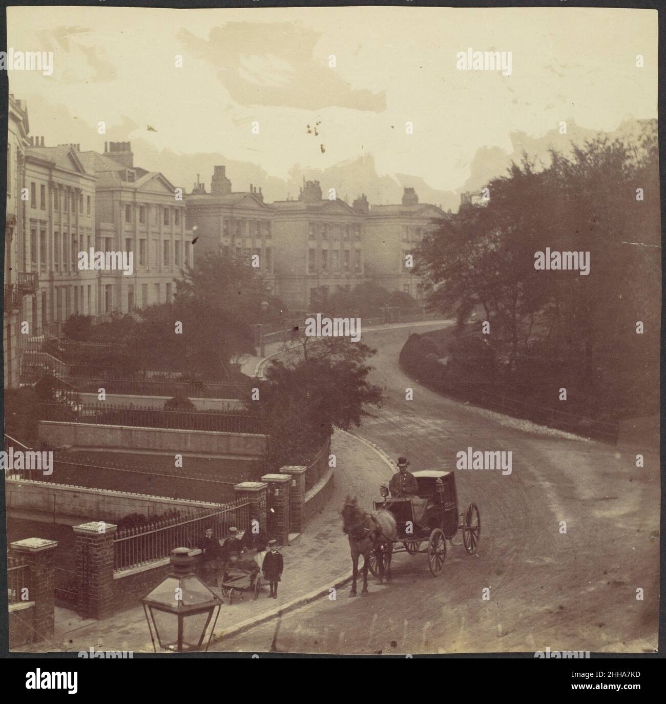 [Carriage on Street in Residential Neighborhood, London] 1860s Unknown ...