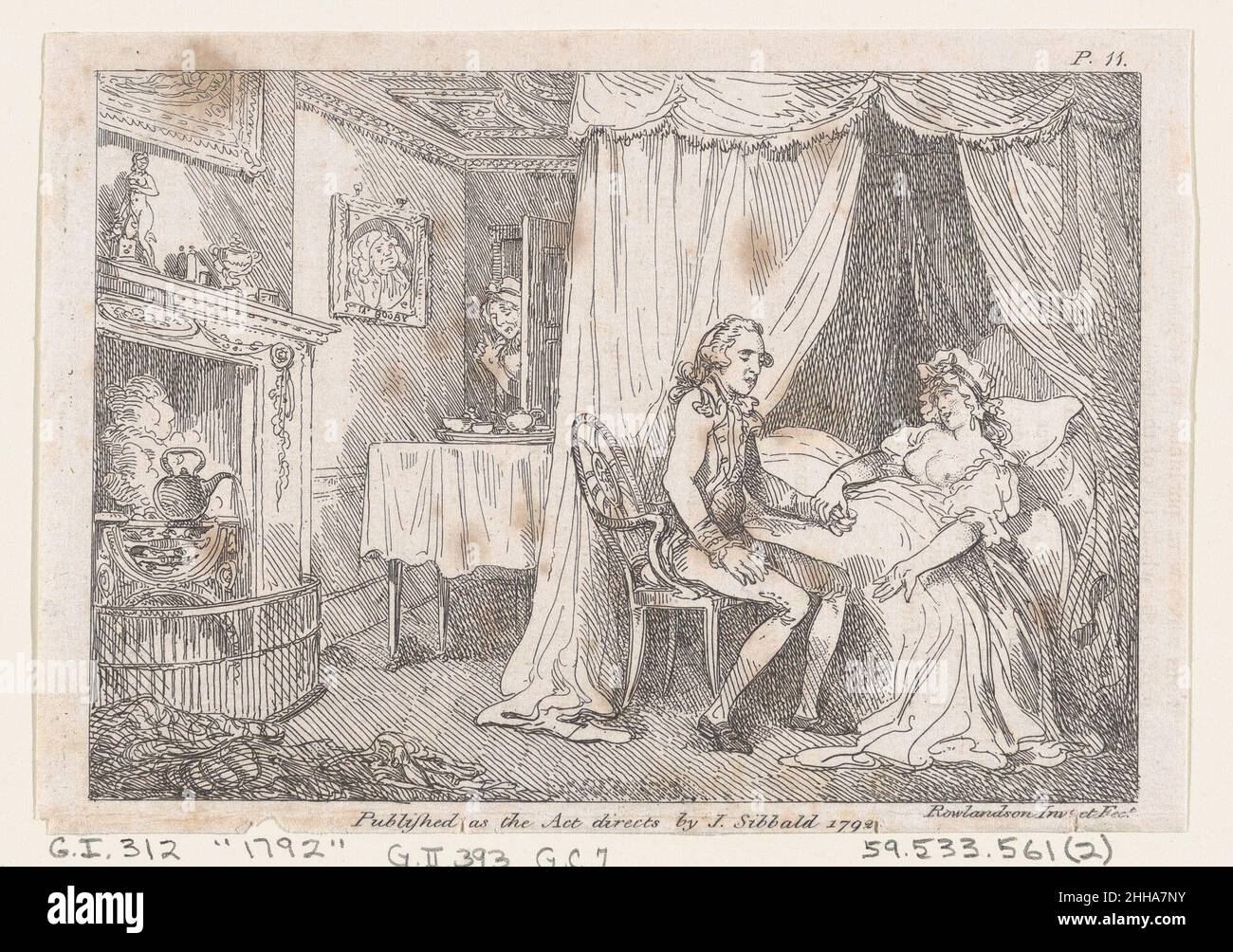 Lady Booby attempts to seduce the immaculate Joseph, from "The ...