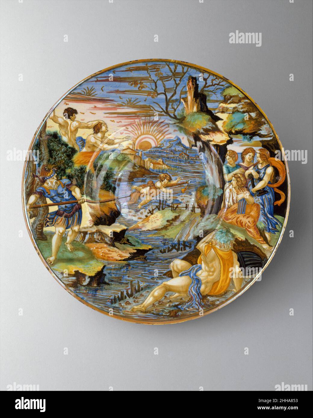 Plate (tagliere) 1539 Francesco Xanto Avelli da Rovigo Italian. Plate ...