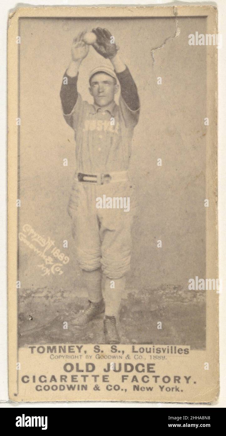 Philip H. "Buster" Tomney, Shortstop, Louisville Colonels, from the Old ...