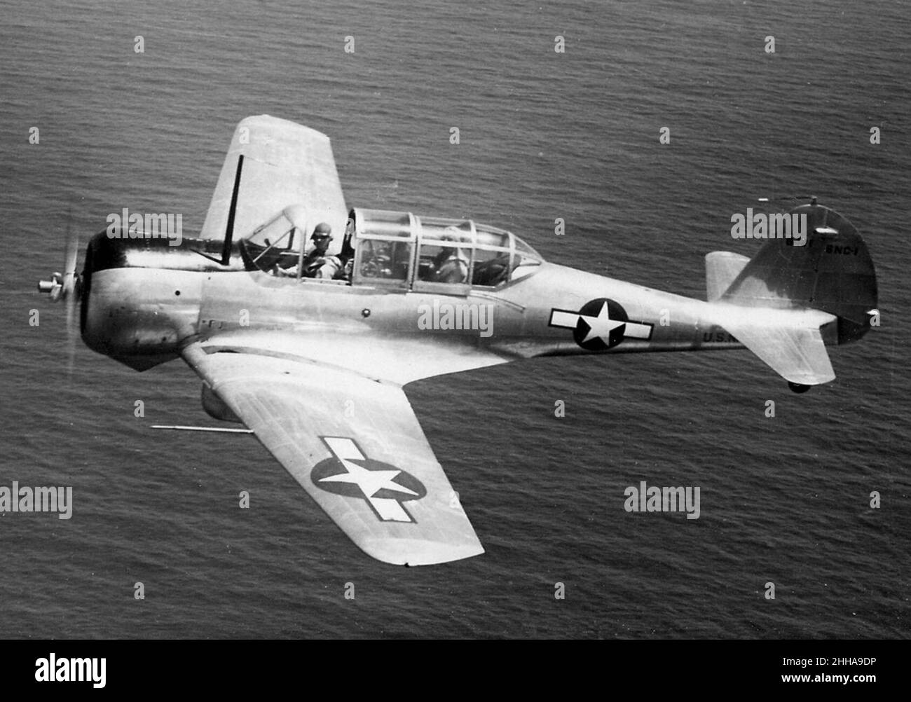 SNC-1 in flight off Puerto Rico 1943 Stock Photo - Alamy