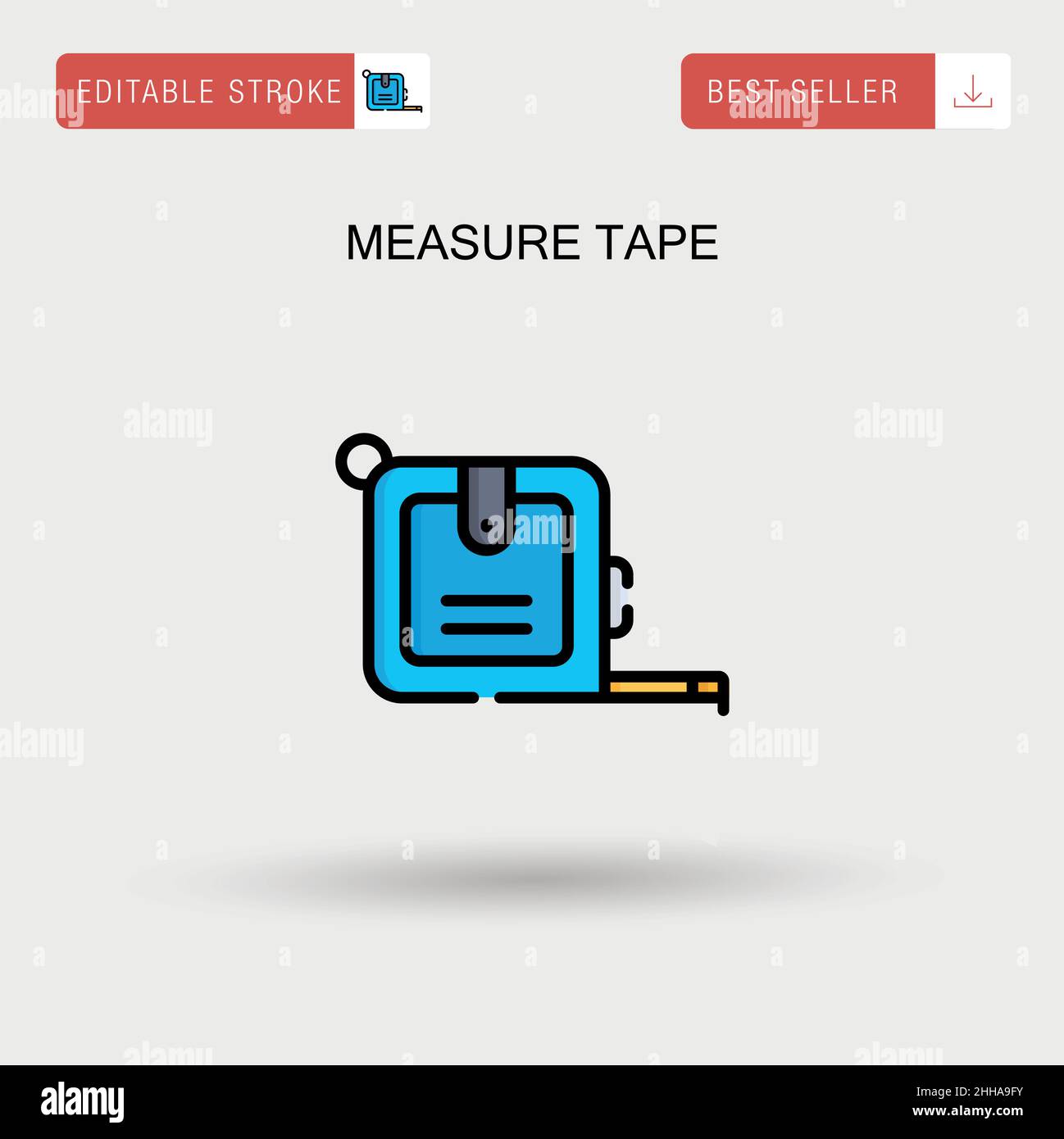 Measure tape Stock Vector Images - Alamy